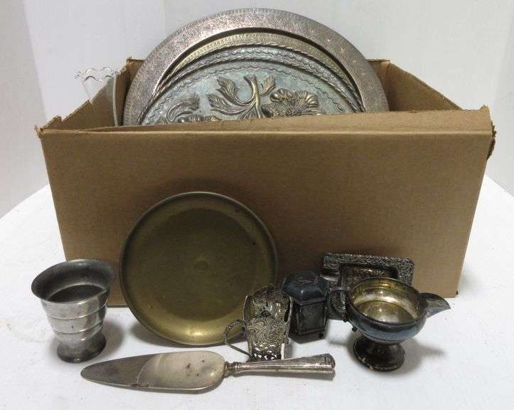 Metal Items, Including: Silver-Plate, Tin, Brass, and More - Albrecht ...