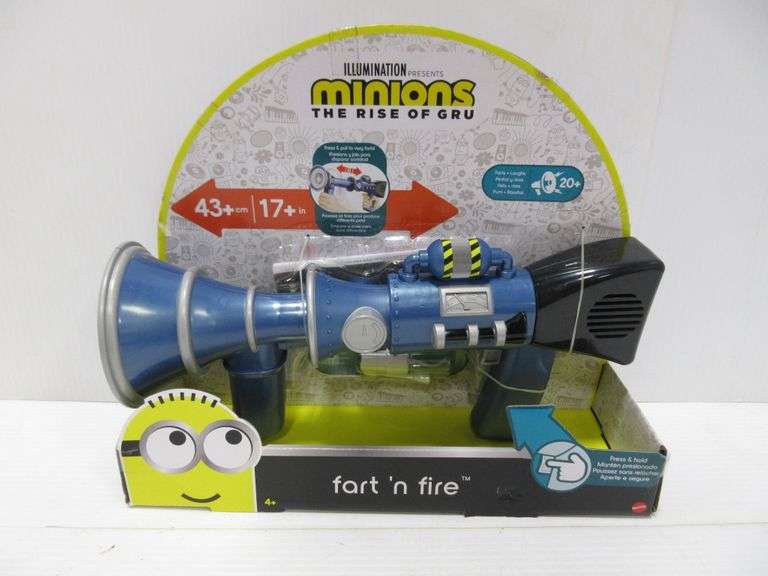 2019 Minions The Rise of Gru "Fart 'N Fire" Toy - Albrecht Auction Service