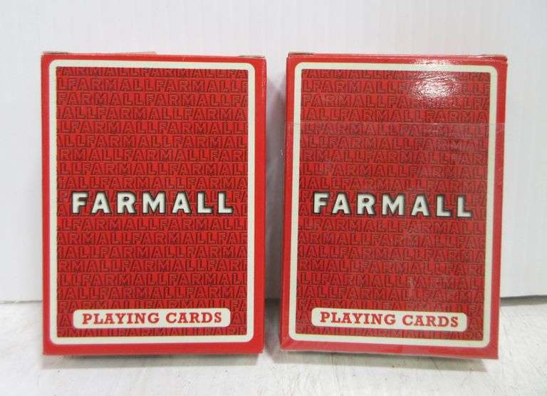 (2) Decks of Farmall Playing Cards - Albrecht Auction Service