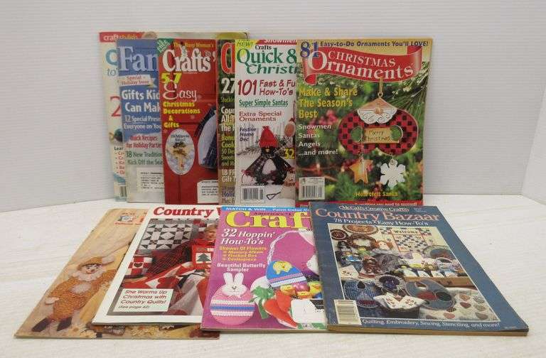 (10) Craft Books, Including: Country Bazaar, America's Crafts, Country ...
