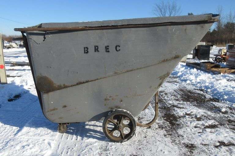 Garbage Dump Cart with Metal Frame ans Plastic Insert Tub - Albrecht ...