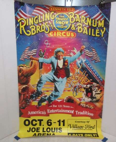 Ringling Bros. and Barnum & Bailey Circus Poster, "Greatest Show on ...