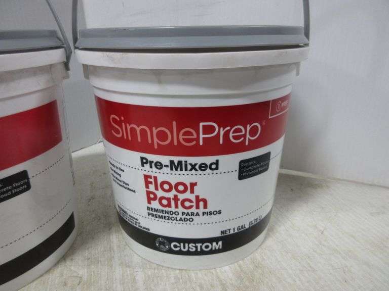 (2) One-Gallon Premixed Simple Prep Floor Patch - Albrecht Auction Service