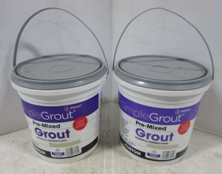 (2) Simple Ground One-Gallon Premixed Grout, Linen in Color - Albrecht ...