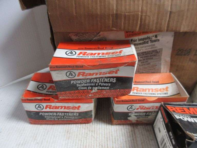 (13) Boxes for Ramset/Remington/Trufast Anchors, Include: Box of ...