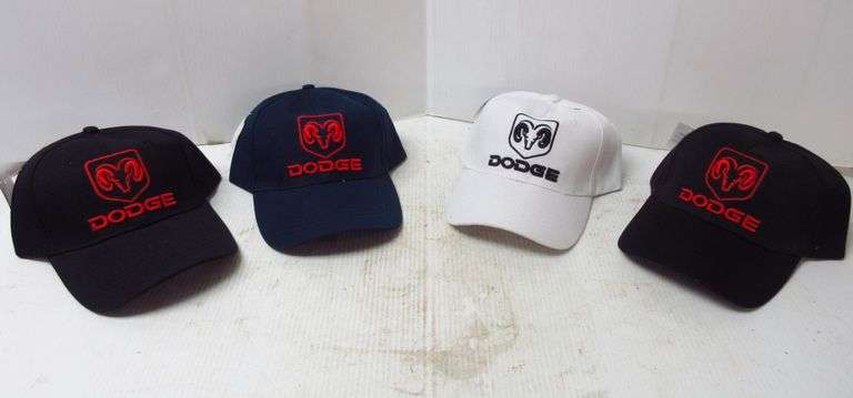 (4) Dodge Baseball Caps - Albrecht Auction Service