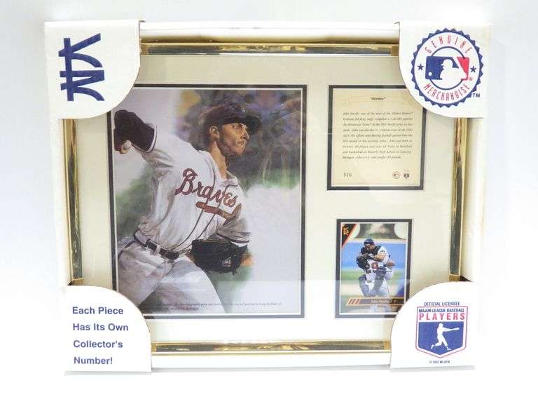 Lithograph print of John Smoltz from the Atlanta Braves, from Kelly ...