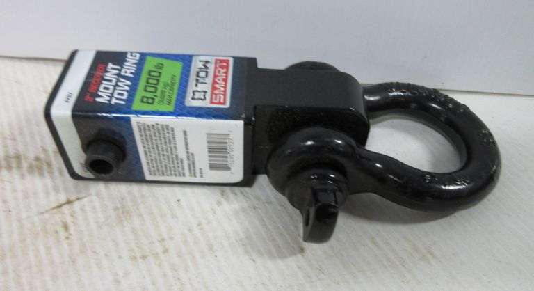 2" Receiver mount tow ring, 8,000 lb., new - Albrecht Auction Service
