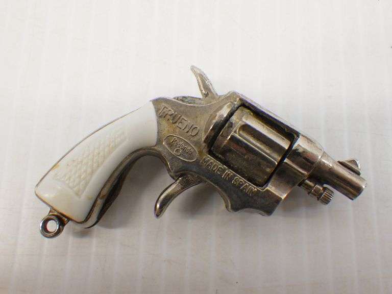 Musket ball; Trueno pistol keychain, made in Spain, 1 3/4"L; Big Chief ...