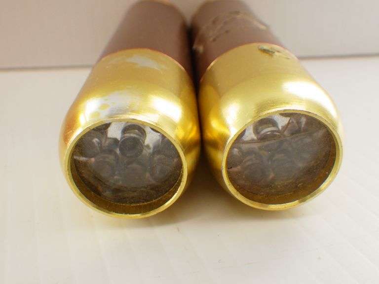(5) Flashlights, include: 2- Shotgun shell design, 2- Pistol shell ...