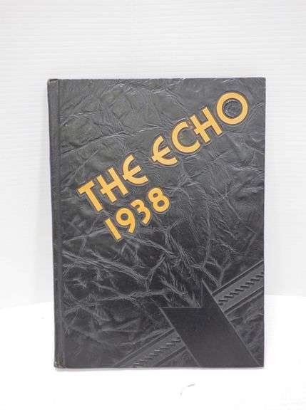 1938 Echo Vassar Michigan Original High School Yearbook, has age spots ...