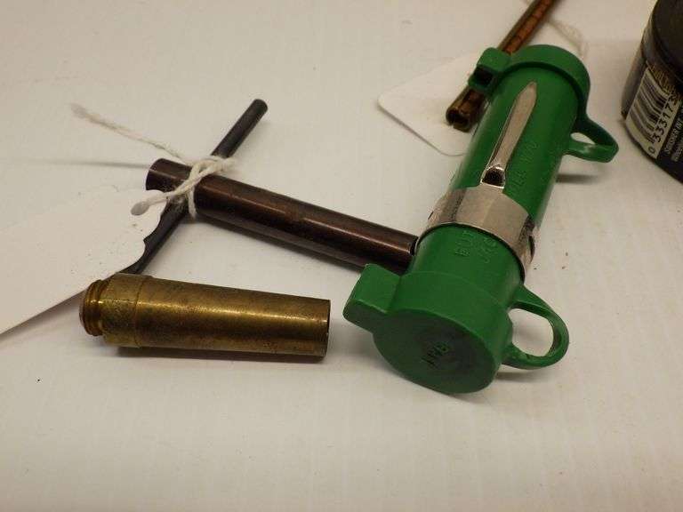 Misc. black powder supplies, includes: Misc. lead balls, black powder ...