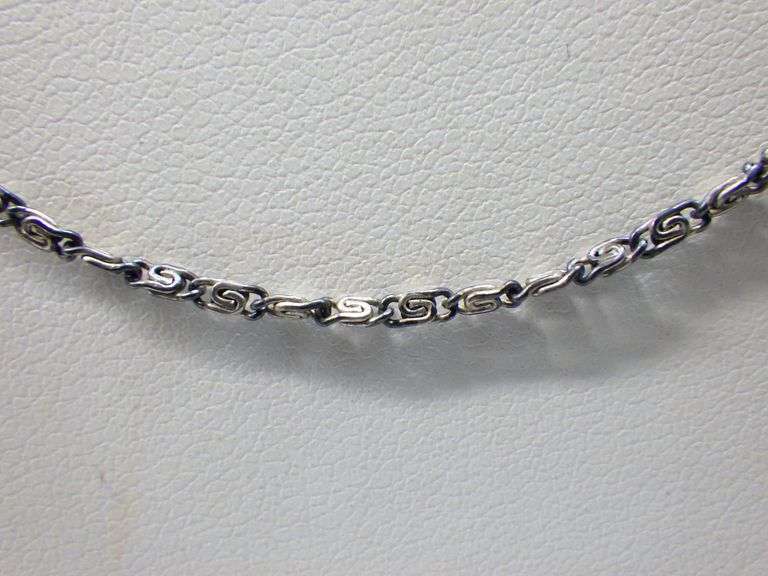 Bag of scrap silver chains, over 8-grams, marked; Except where ...