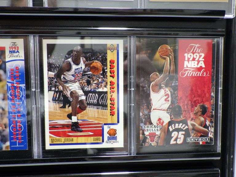 Michael Jordan display rack containing (20) Mint original Michael ...