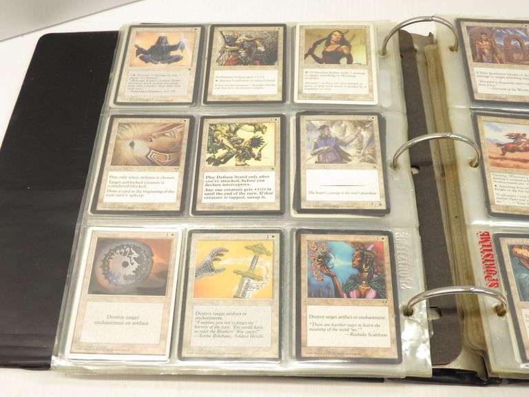 Binder full of 1995-1997 Magic: The Gathering cards, in great condition ...