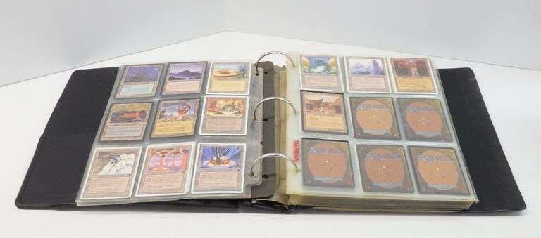Binder full of 1995-1997 Magic: The Gathering cards, in great condition ...