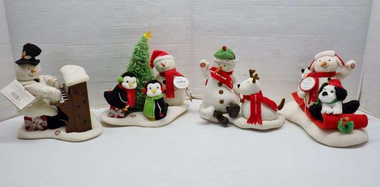 (4) Large Hallmark Snowman, display pieces - Albrecht Auction Service
