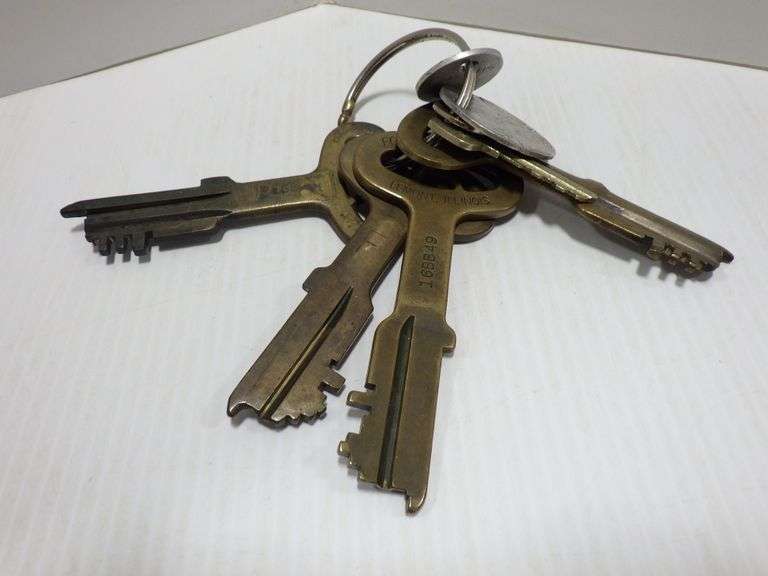 Antique Ft. Leavenworth disciplinary barracks heavy large brass prison ...