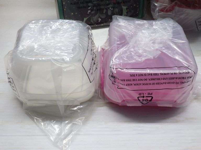 (6) Lock and Lock Brand, multi-shape food storage tupperware style ...