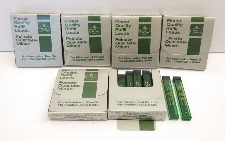 (6) Boxes of mechanical pencil leads - Albrecht Auction Service