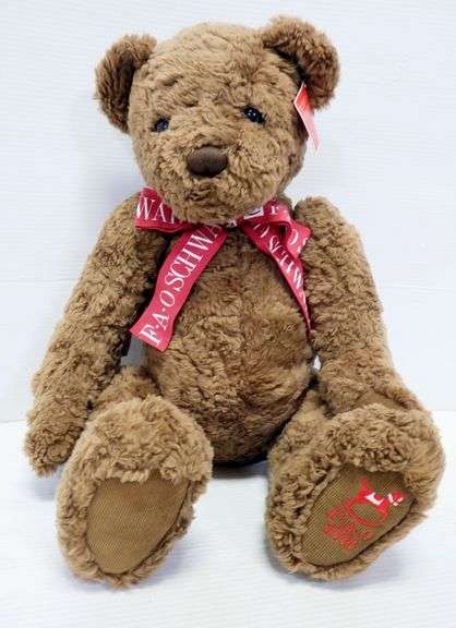 1998 F.A.O Schwarz jointed bear with tags, approx. 18"H, good condition ...