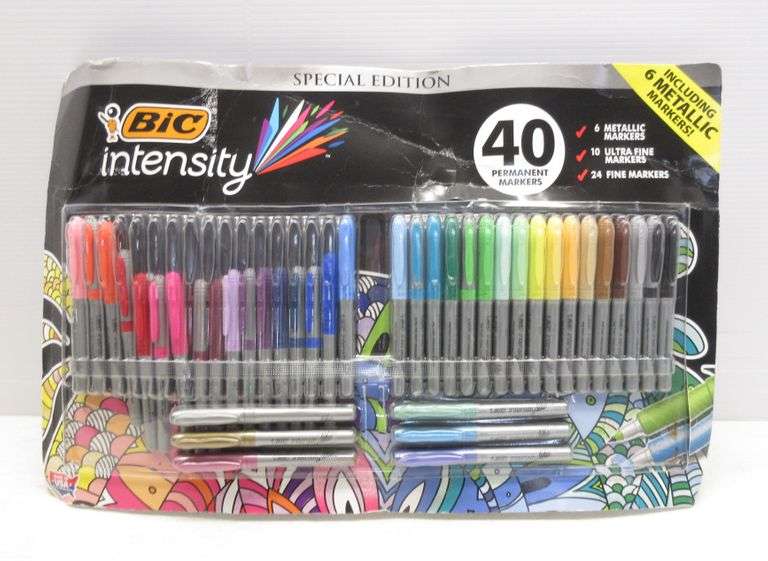Special Edition BIC Intensify, (40) Permanent markers, includes: 6 ...