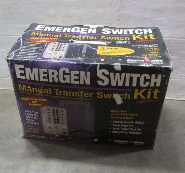 EmerGen switch kit, keeps lights on when power goes out, NIB - Albrecht ...