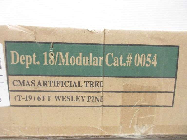 6' Christmas tree in box, Wesley Pine, new, never opened - Albrecht ...
