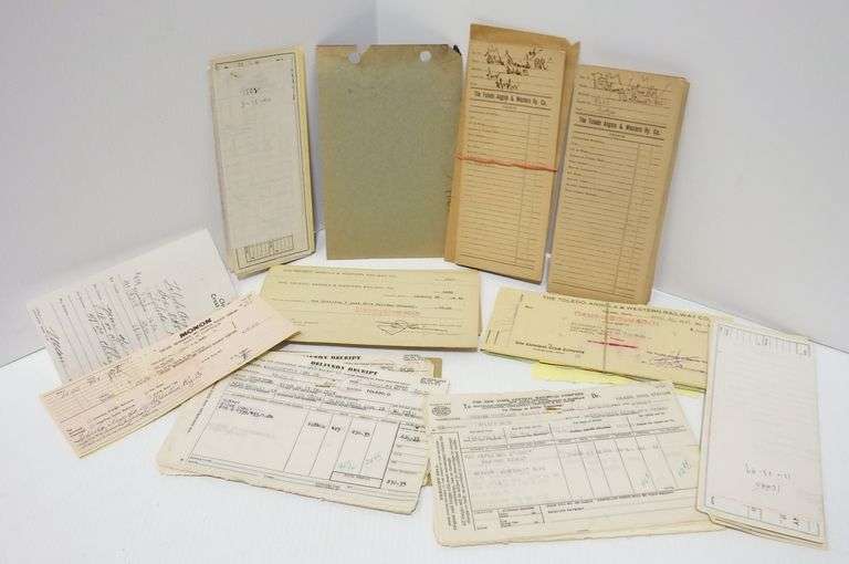 1917, 1928, 1930, 1940's and 1950's New York Central; The Toledo Angola ...