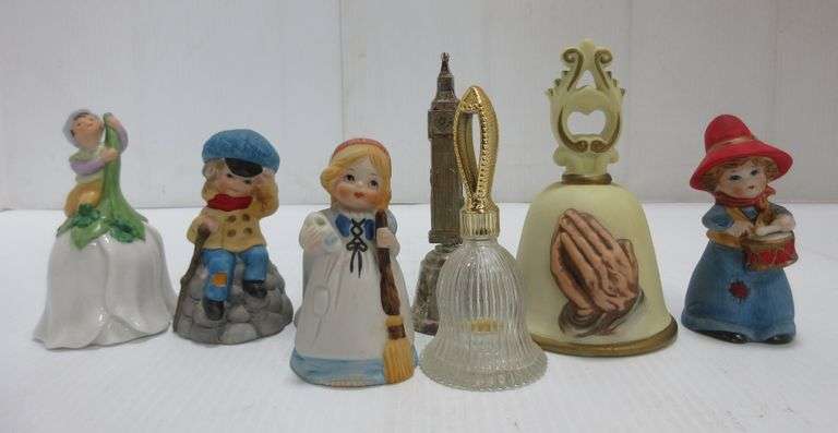 Jasco Bells Boy with Stick; Girl with Drum; Girl with Broom with ...