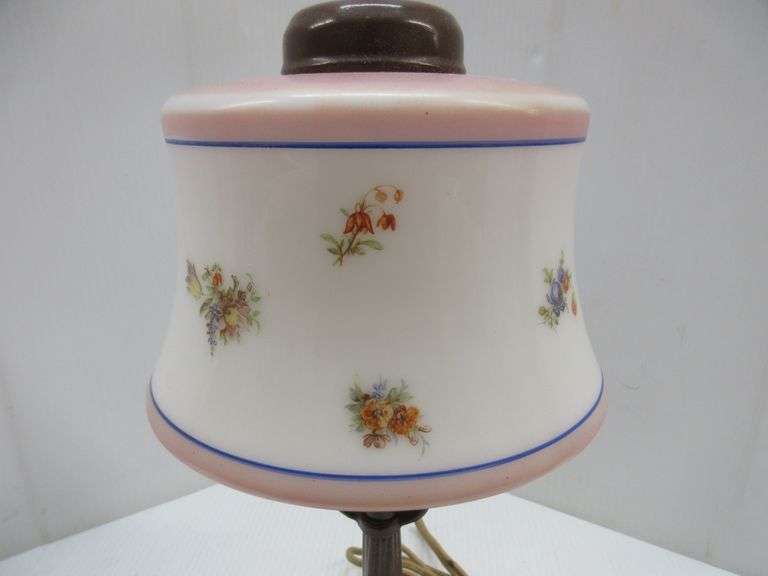 Vintage 1920s-1930s Small Boudoir or Table Lamp: Metal Tree Trunk Base ...