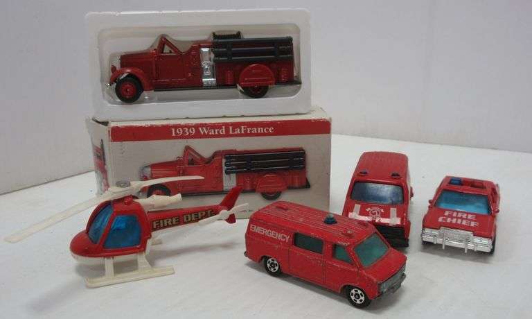 12-Piece Fire Engine Collection, Includes: One- 1939 Ward Lafrance in ...
