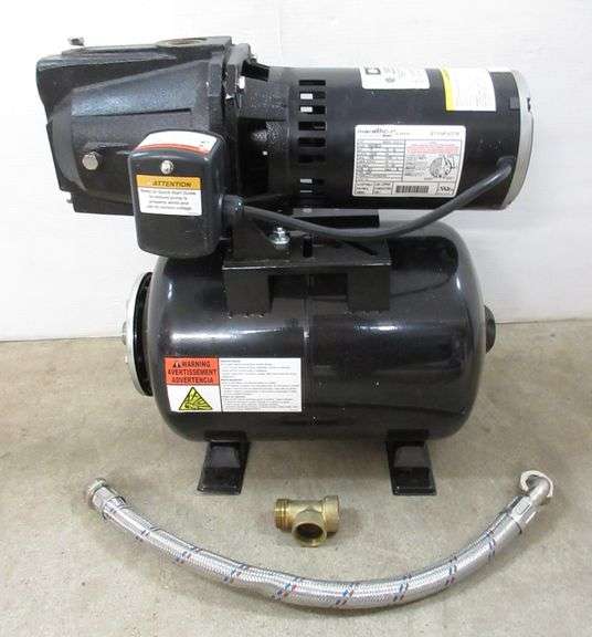 Utilitech Cast Iron Jet Pump and Tank System - Albrecht Auction Service