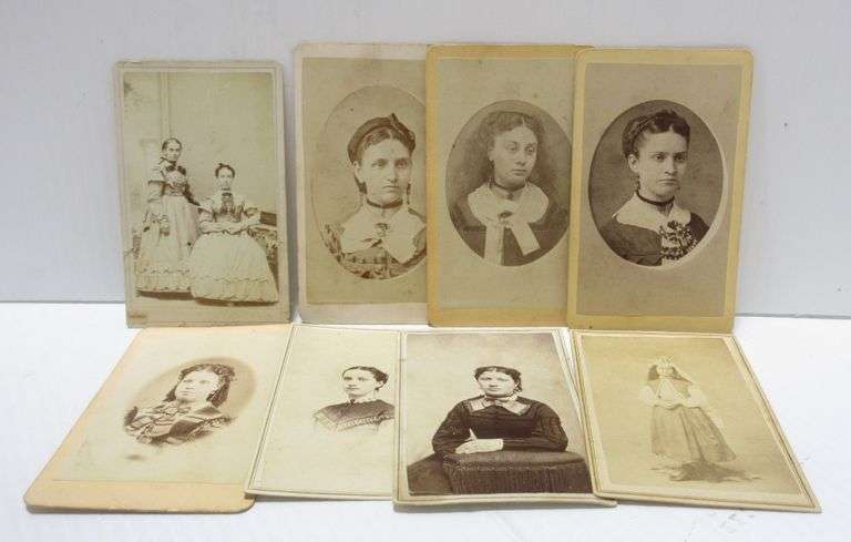 (8) Antique Photos of Women from Ann Arbor Photographers - Albrecht ...