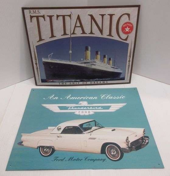 Titanic, and Classic Car Wall Decor - Albrecht Auction Service
