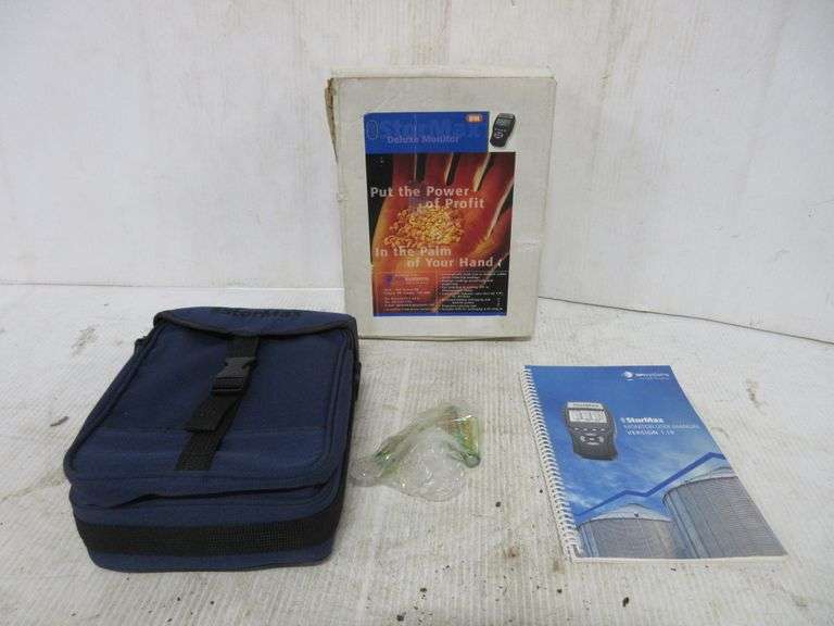 Stormax Deluxe monitor grain bin monitoring system, unused - Albrecht ...