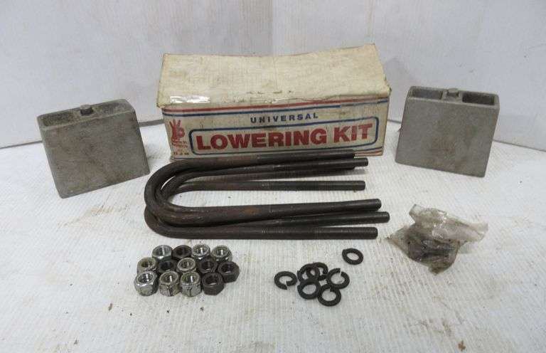 Universal lowering kit for solid rear axles, blocks are 3 ¾”H, in used ...