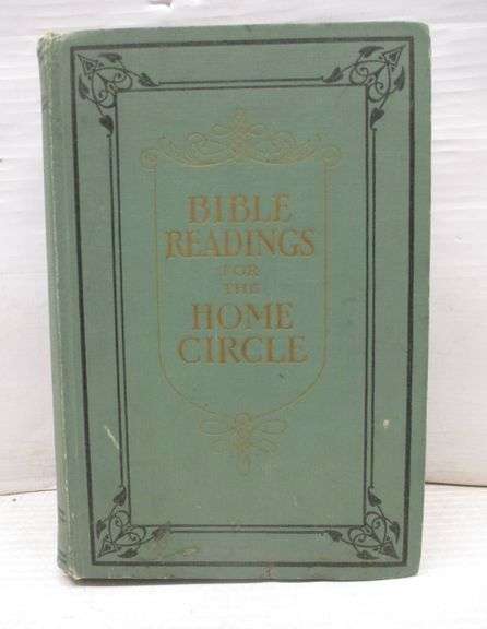 Turn of the century 1914-1920-1921 book, "Bible Readings for the Home ...