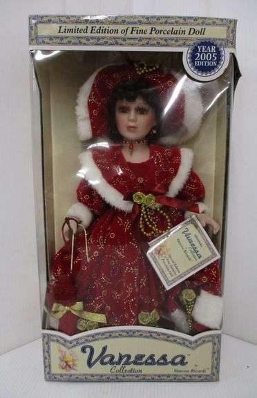 Limited edition porcelain doll, "Vanessa" collection by Vanessa Ricardi ...