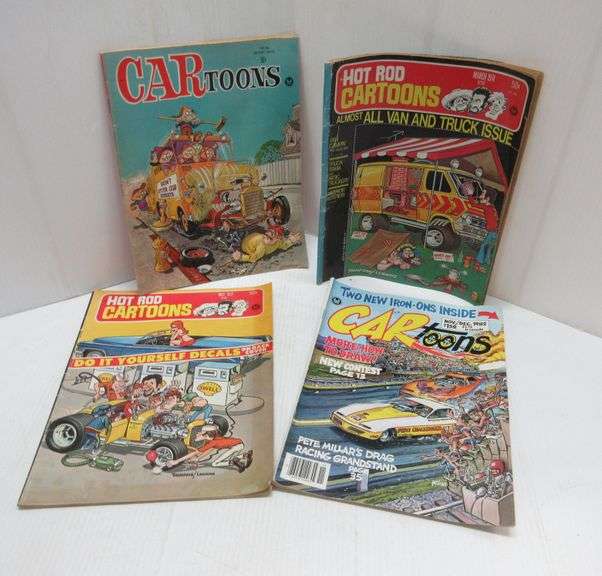(2) Hot rod cartoons magazines from May of 1972 and May of 1974, and (2 ...