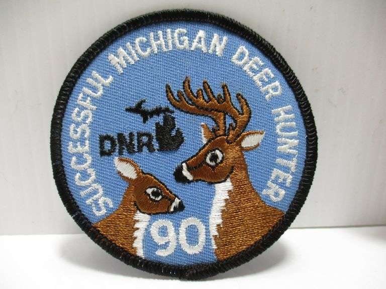 1990, 1991, 1992, 1993, and 1994 successful deer hunter patches ...
