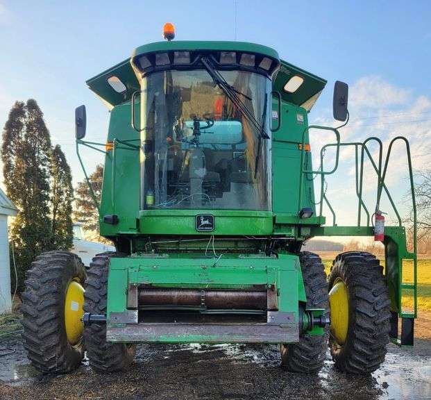 John Deere 9510 4WD Combine, (4200 Engine Hours, 3200 Separator Hours ...