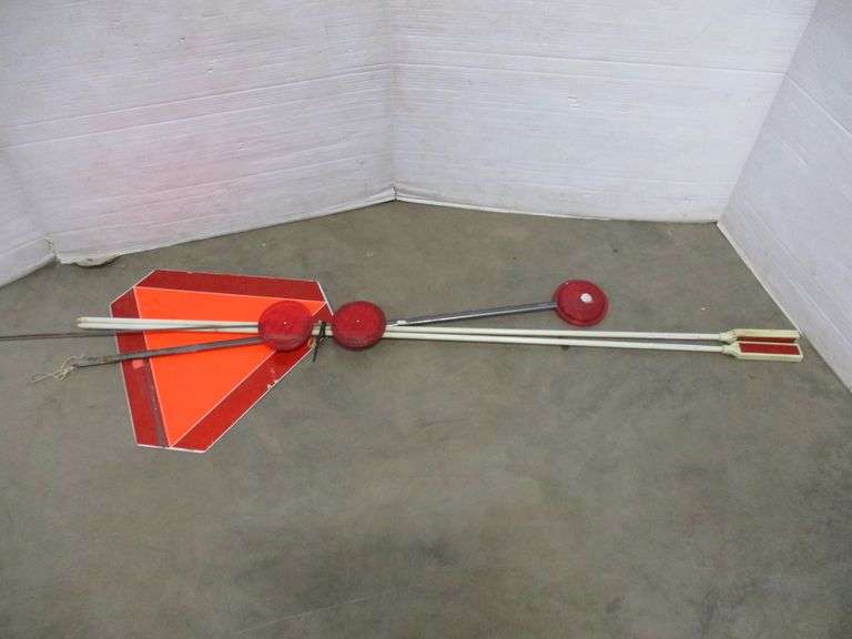 (4) Driveway reflectors, and slow traffic triangle signs, good ...