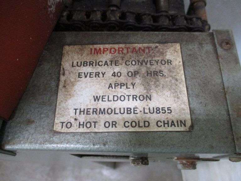 Weldotron machine, model 7020, 29"W x 21"D x 57"H - Albrecht Auction Service