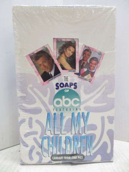 Sealed box of ABC featuring All My Children trading cards, 36 star ...