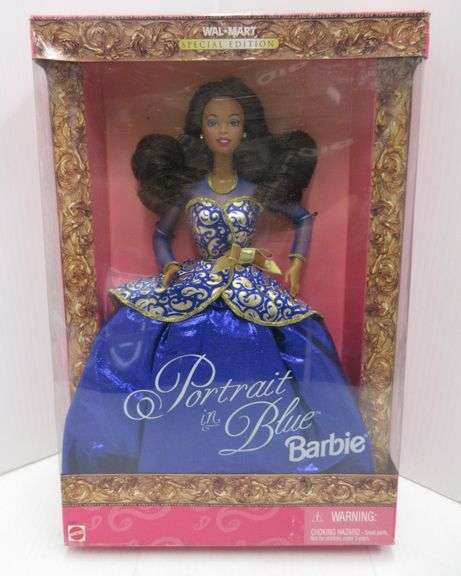 Portrait in Blue Barbie doll, Walmart special edition, 1997 Mattel, NIB ...