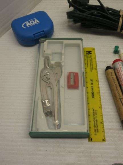 12' Extension cord, stapler/staples, 6" ruler, markers, staple remover ...