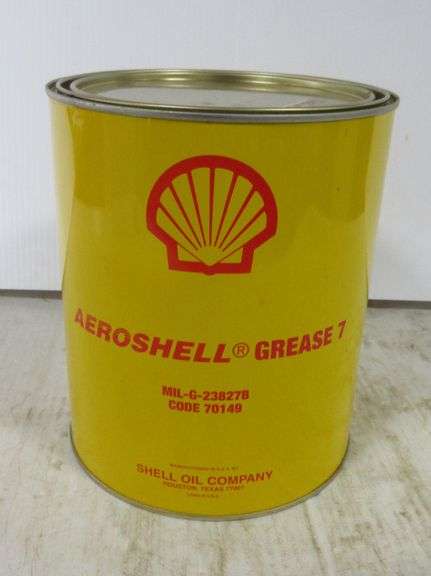Shell aeroshell grease 6.6 lb. can, full, never opened, new - Albrecht ...