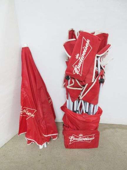 Budweiser Chair Set - Albrecht Auction Service
