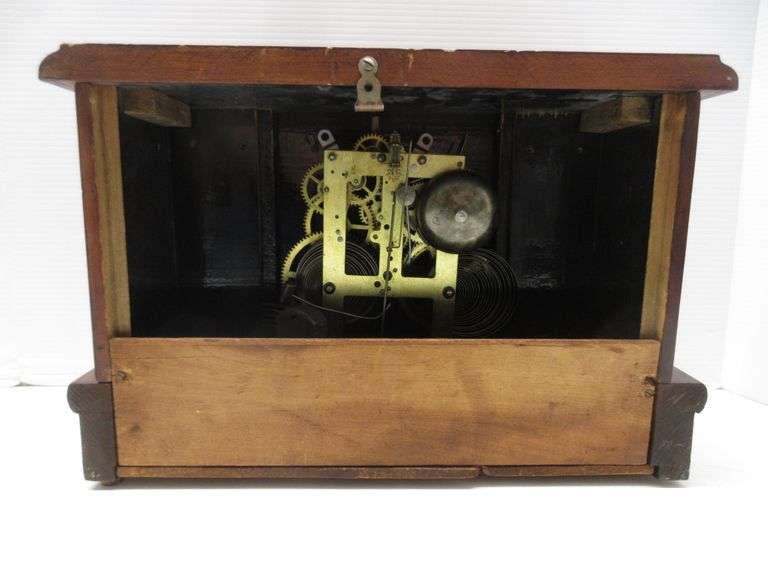 Sessions 8-Day Clock, for parts, repair no weight, missing key and back ...